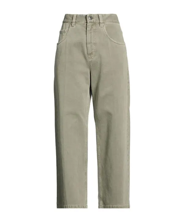 Brunello Cucinelli Plain Colour Denim Trousers