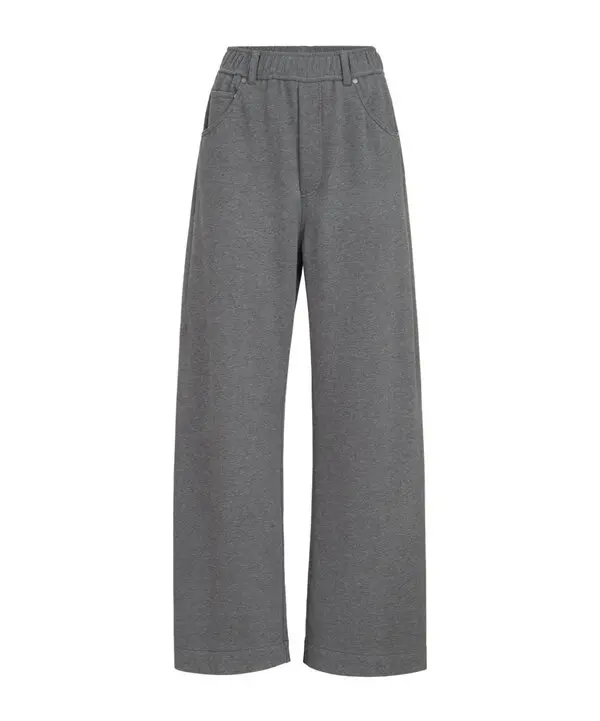 Brunello Cucinelli Cotton Smooth French Terry Trousers