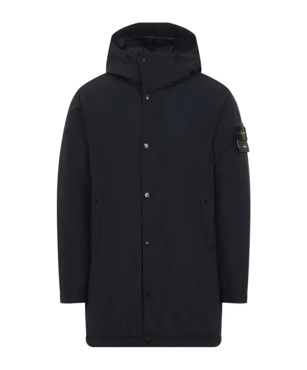 Stone Island Logo-patch Hooded Parka