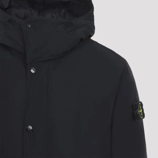 Stone Island Logo-patch Hooded Parka