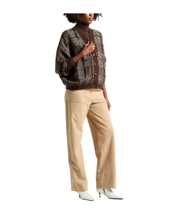 Brunello Cucinelli V-neck Long-sleeved Shirt
