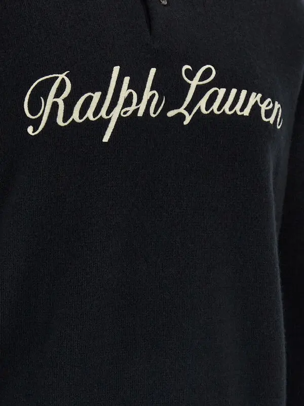 Ralph Lauren Long-sleeve Knitted Polo Shirt