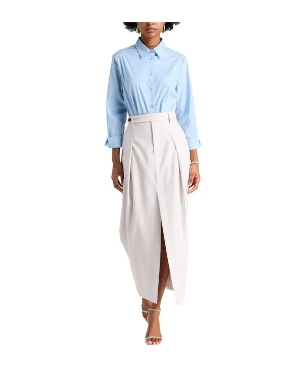 Brunello Cucinelli Solidcolor Wool Fullcircular Skirt