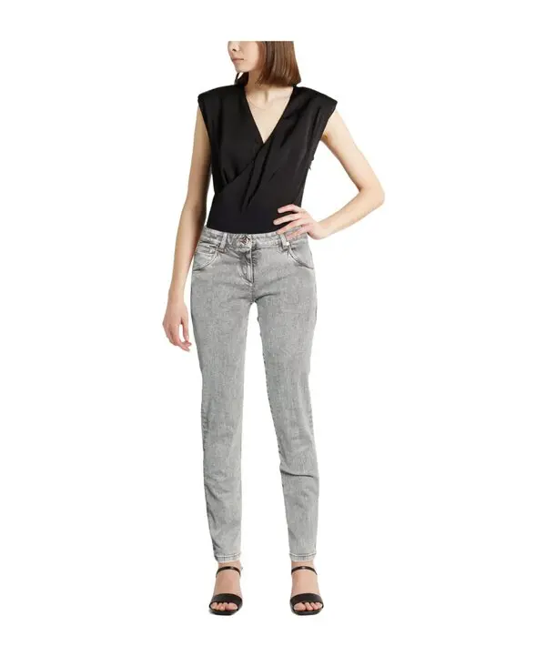Brunello Cucinelli Plain Colour Denim Trousers