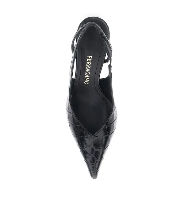 FERRAGAMO Dafne Slingback Heeled Pumps