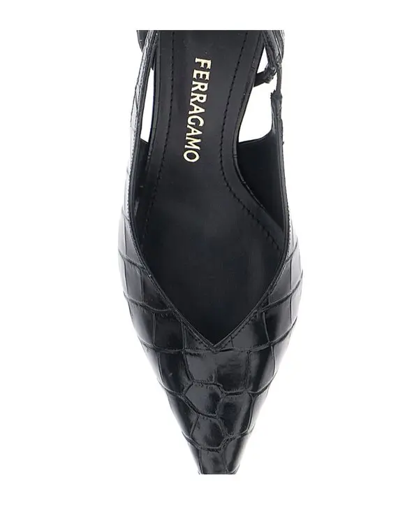 FERRAGAMO Dafne Slingback Heeled Pumps