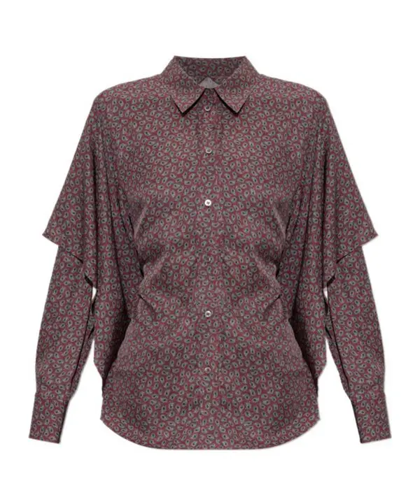 MAISON MARGIELA Long-sleeved Shirt - Red