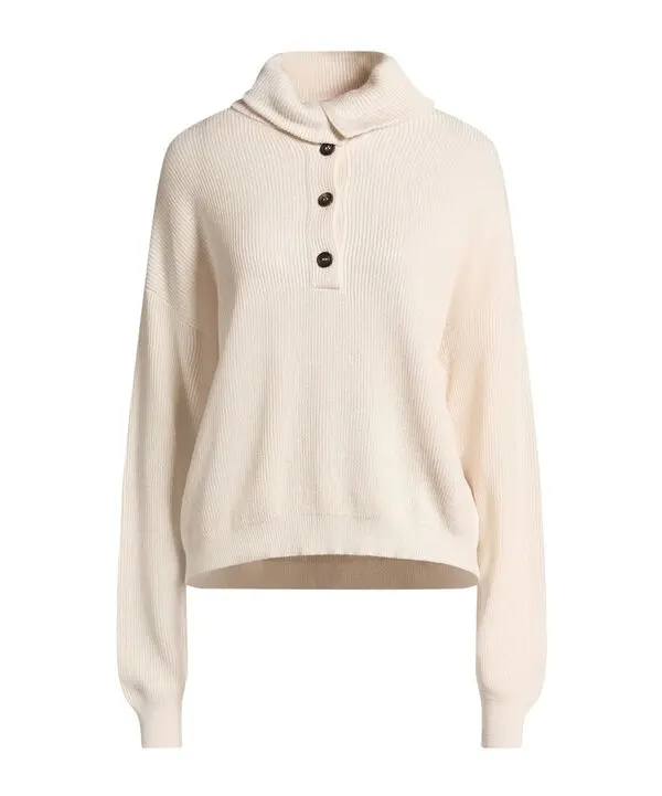 Brunello Cucinelli Solidcolor Lightweight Highneck Knit Sweater