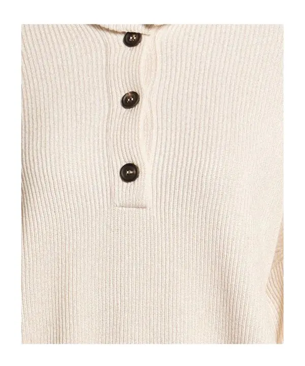 Brunello Cucinelli Solidcolor Lightweight Highneck Knit Sweater