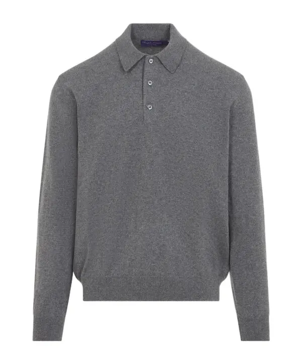 Ralph Lauren Long-sleeve Knitted Polo Shirt