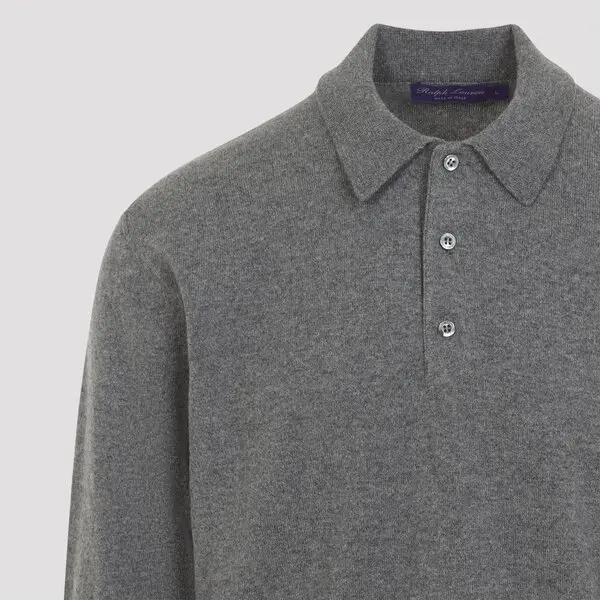 Ralph Lauren Long-sleeve Knitted Polo Shirt