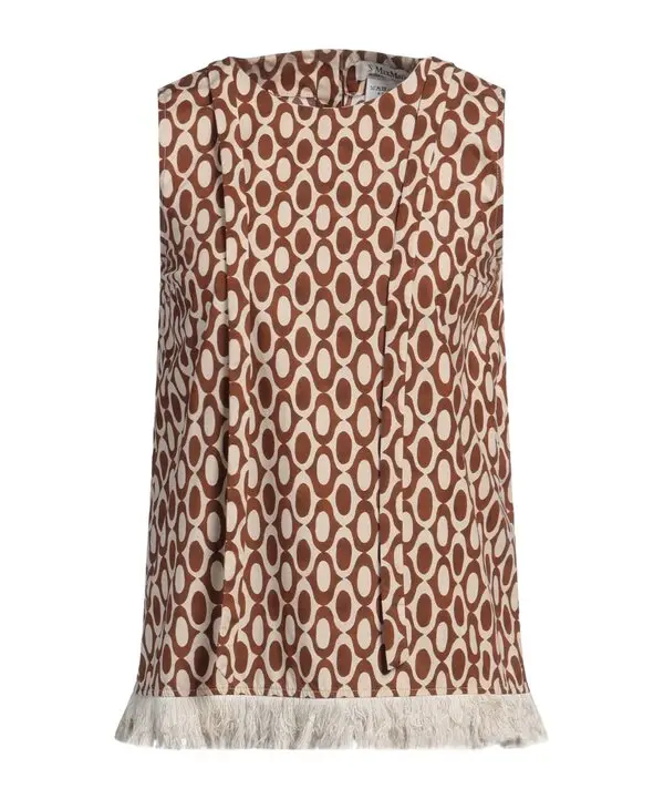 Max Mara Two-toned Sleeveless Top