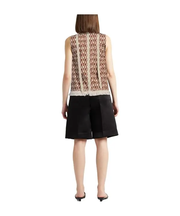 Max Mara Two-toned Sleeveless Top