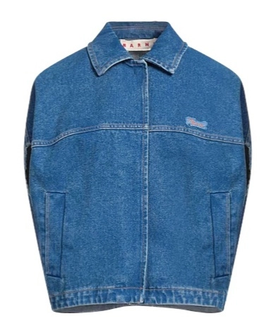 Marni Mediumblue Shortsleeve Denim Jacket