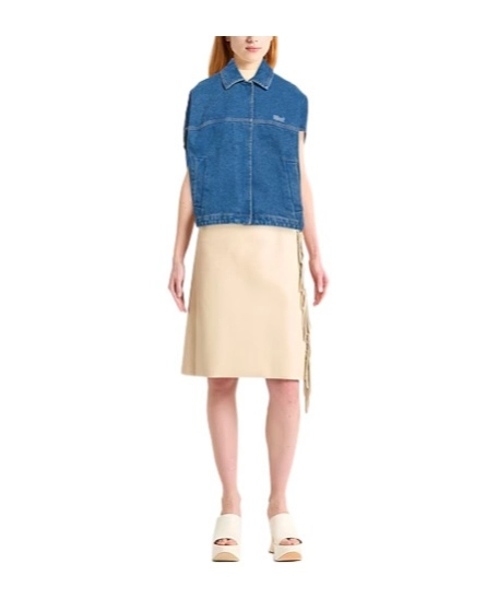 Marni Mediumblue Shortsleeve Denim Jacket