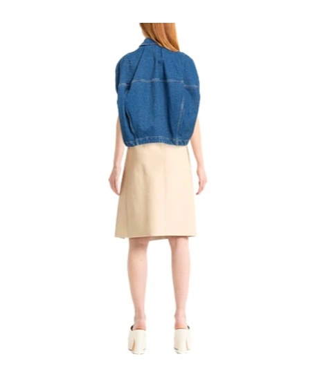 Marni Mediumblue Shortsleeve Denim Jacket
