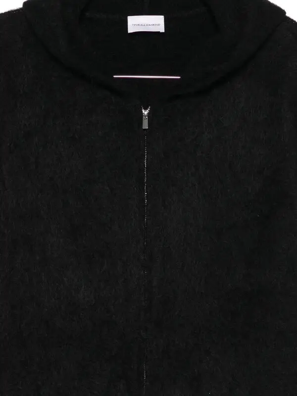 7 For All Mankind Plush Zip-up Hoodie