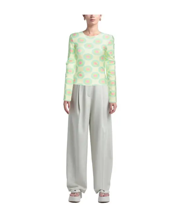 Sportmax Colorful Printed Long-sleeve T-shirt