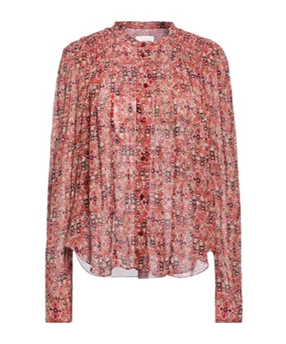 Isabel Marant Étoile Floralprint Chiffon Shirt