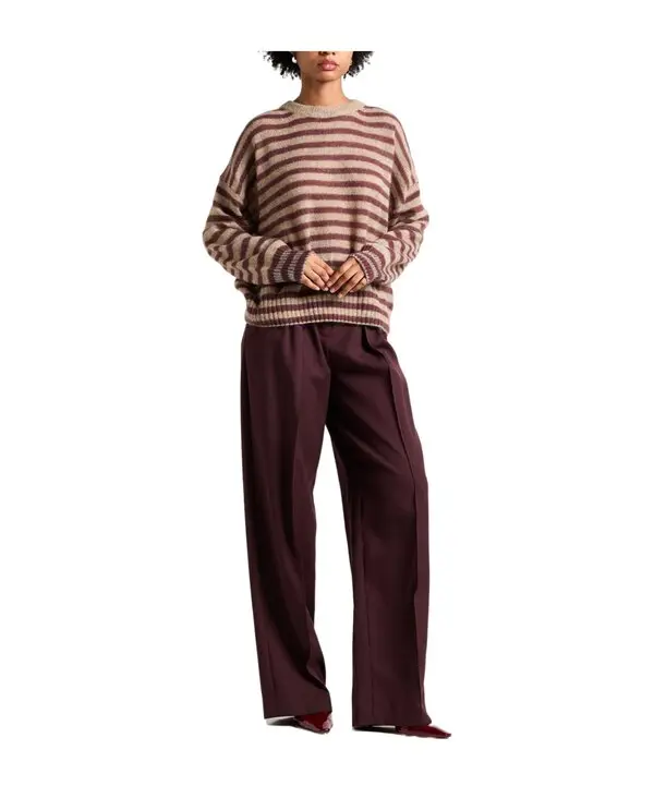Brunello Cucinelli Striped Knitted Top