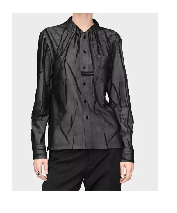 MAISON MARGIELA Bonded Crease Long-sleeve Shirt