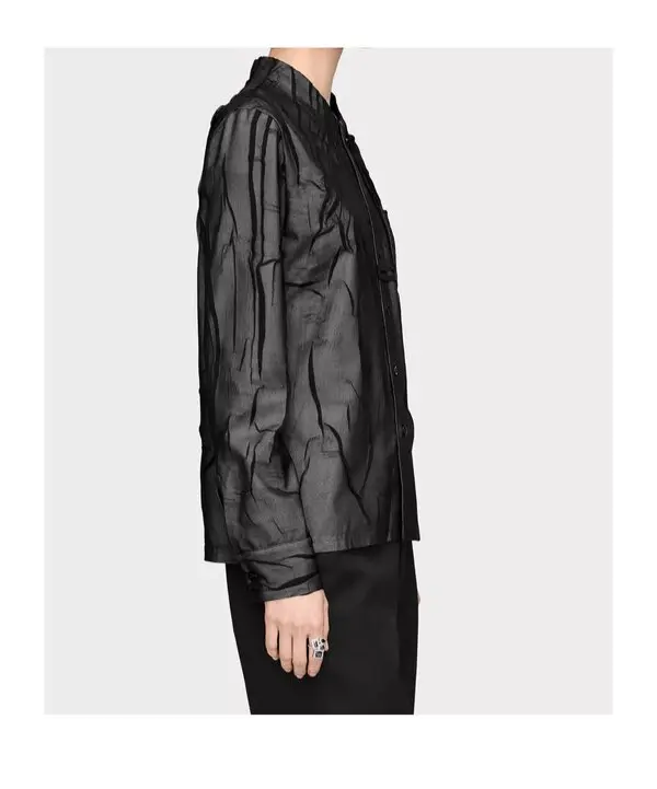 MAISON MARGIELA Bonded Crease Long-sleeve Shirt