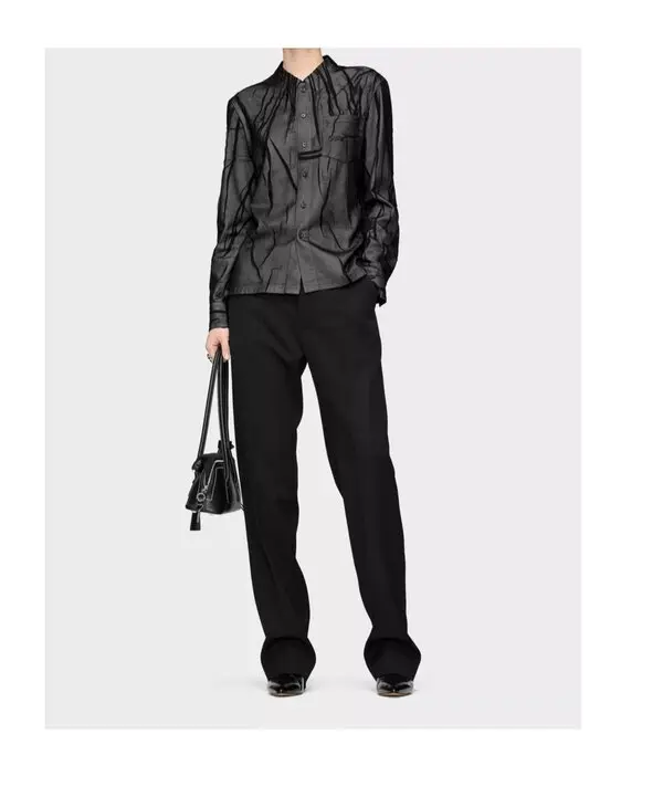 MAISON MARGIELA Bonded Crease Long-sleeve Shirt