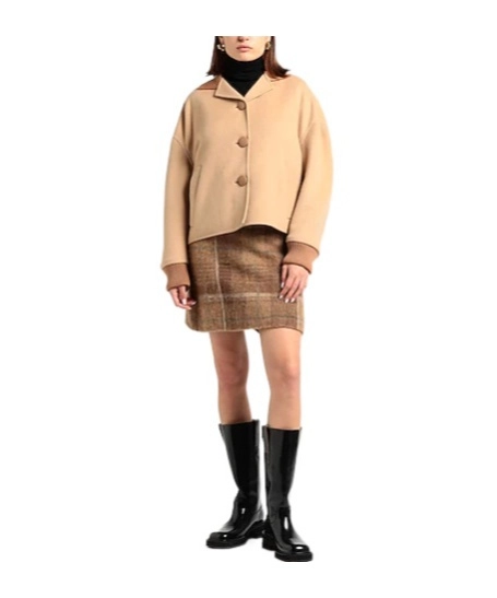 Marni Twotone Singlebreasted Coat