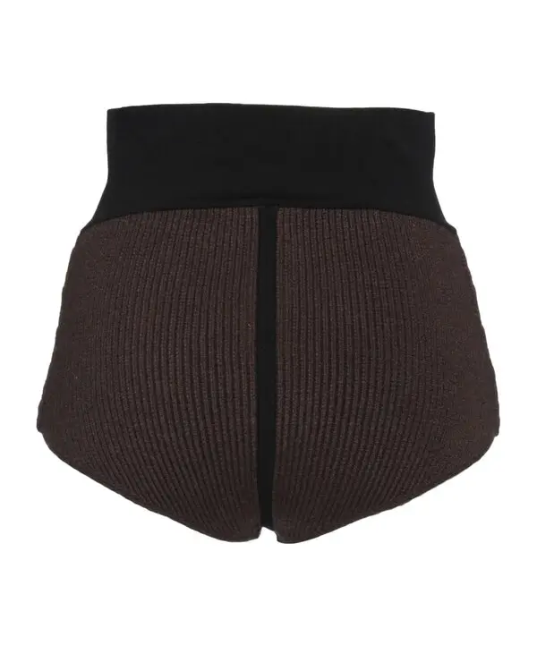 Rick Owens Twotone Knit Shorts