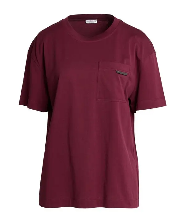 Brunello Cucinelli Plain Colour T-shirts