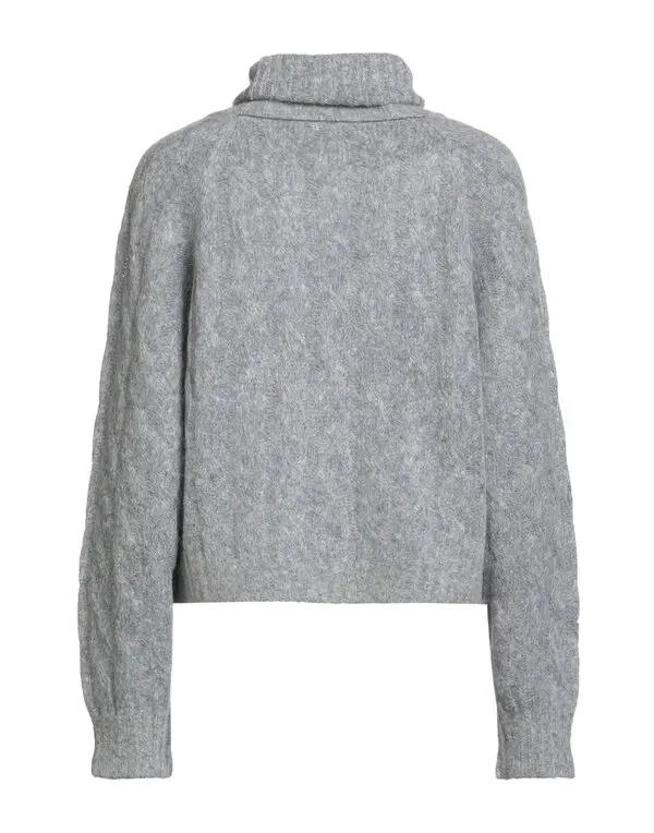 Brunello Cucinelli Long Sleeve Wool Turtleneck Sweaters