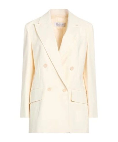 Max Mara Doublebreasted Blazer - White