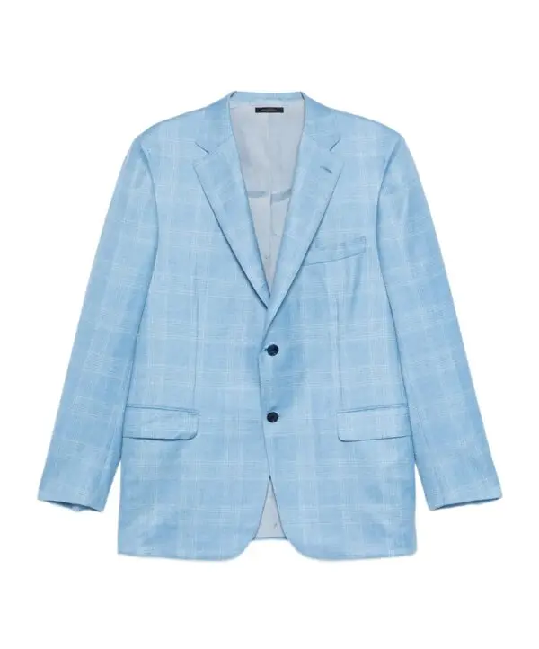 Brioni Ravello Check-pattern Jacket