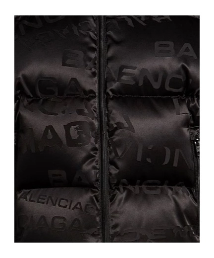 Balenciaga Minimalist Printed Down Jacket