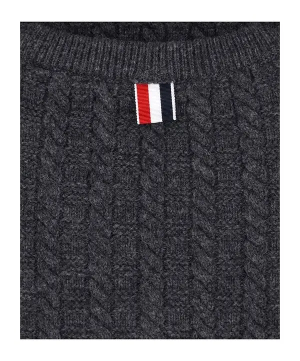 Thom Browne Anchor Intarsia Knitted Sweater