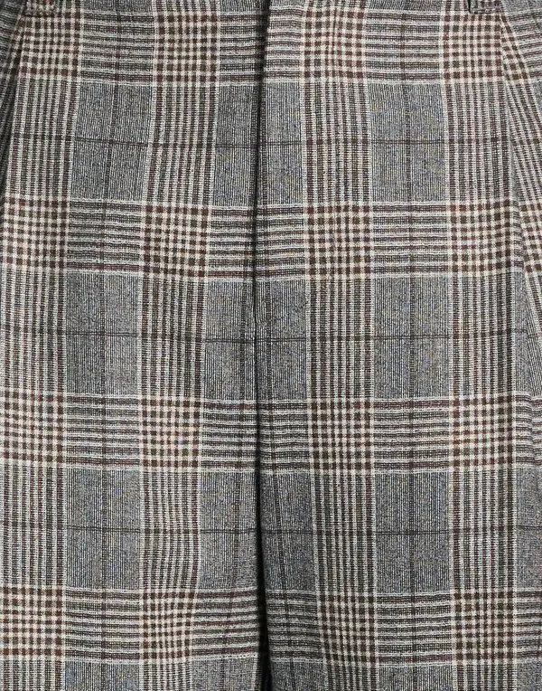 Brunello Cucinelli Plaid Casual Trousers
