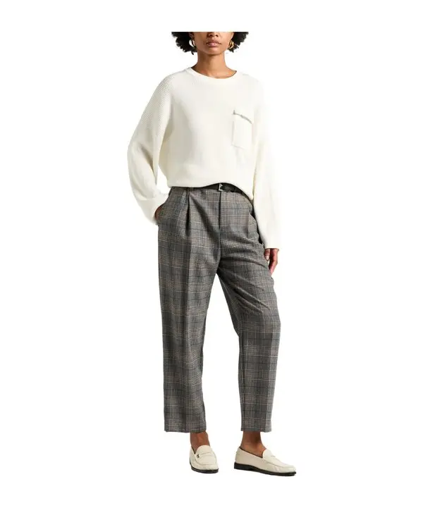 Brunello Cucinelli Plaid Casual Trousers