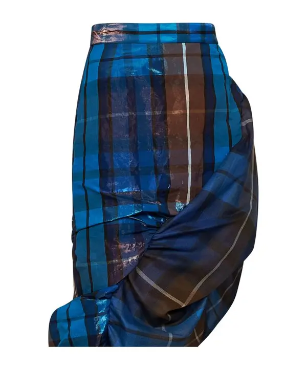 VIVIENNE WESTWOOD Plaid Midi Skirt