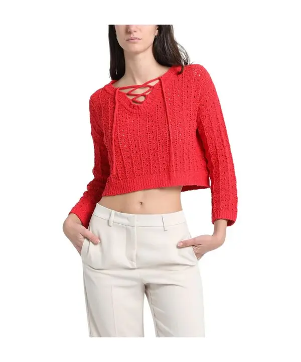 MAXCO. Solid-color Lightweight Knit Long Sleeves