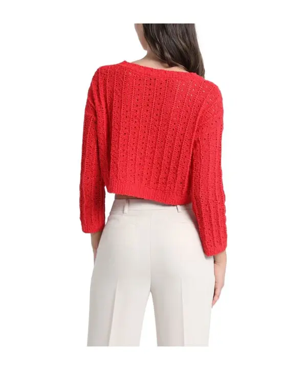 MAXCO. Solid-color Lightweight Knit Long Sleeves