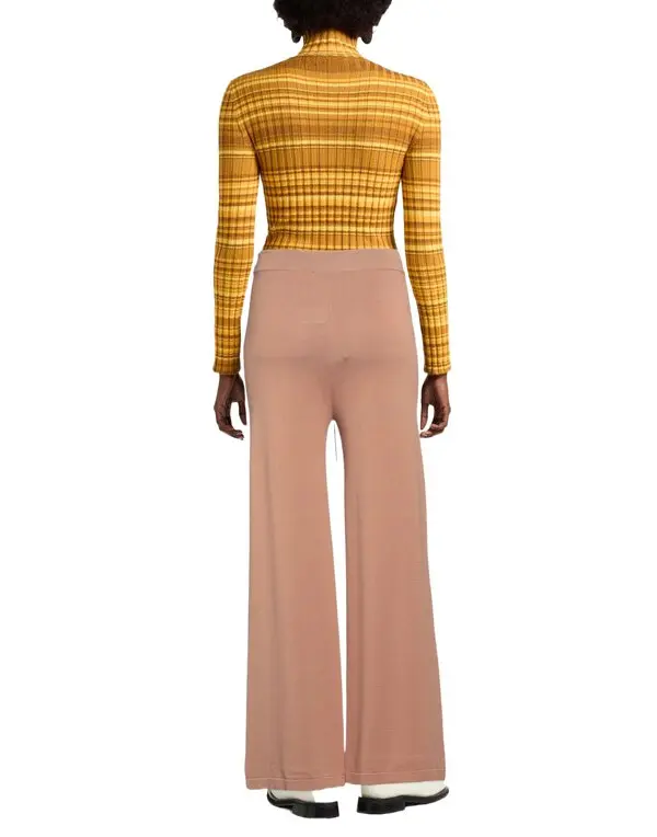 Max Mara Two-tone Loose-fitting Knit Pants