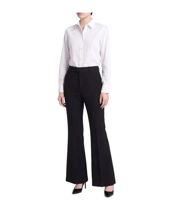 Balenciaga Solid-colored Flared Trousers