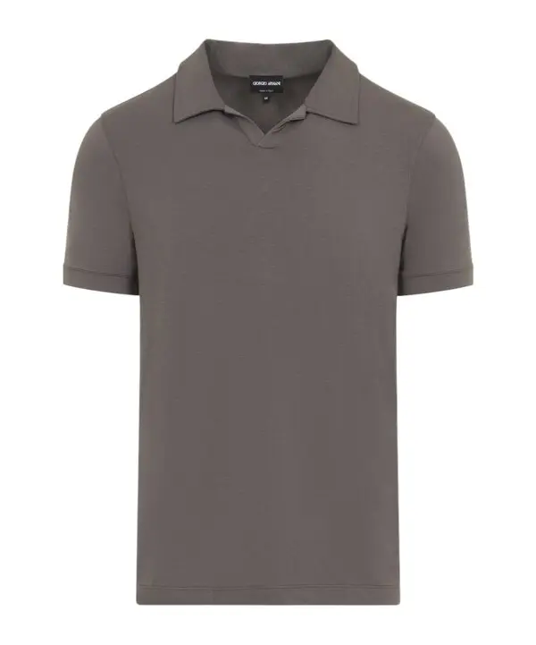 Giorgio Armani Short-sleeved Polo Shirt - Mole