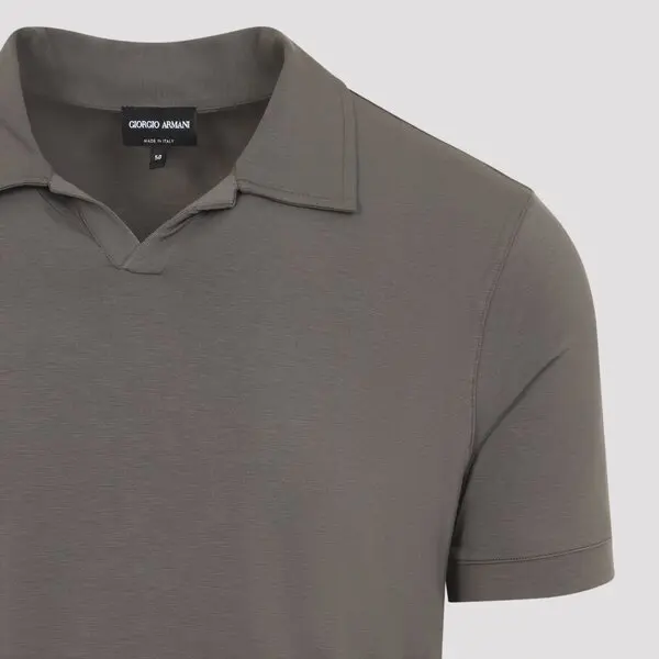 Giorgio Armani Short-sleeved Polo Shirt - Mole