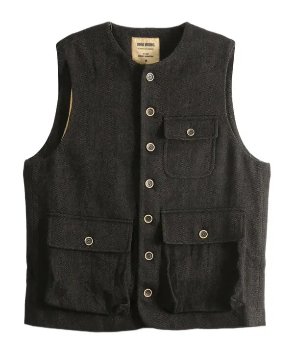 UMA WANG Single-breasted Vest