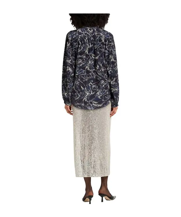 Isabel Marant Étoile Multicolor Chiffon Longsleeve Shirt