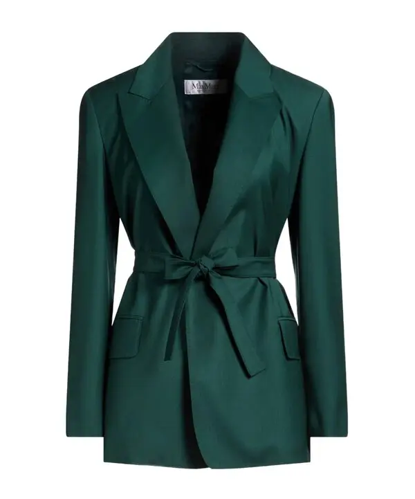 Max Mara Minimalist Blazer - Green