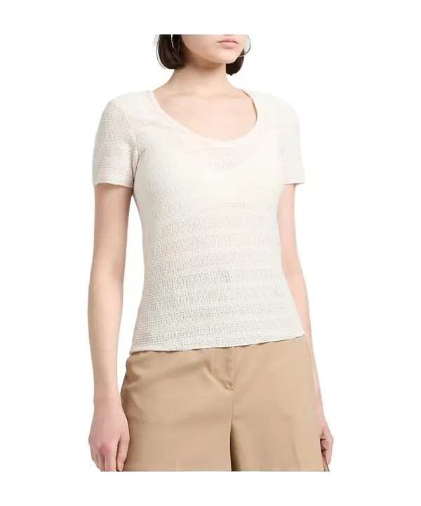 Rag & Bone Short Sleeve Scoop Neck T-shirt - No