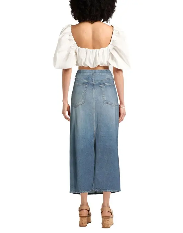 Rag & Bone Denim Flare Skirt