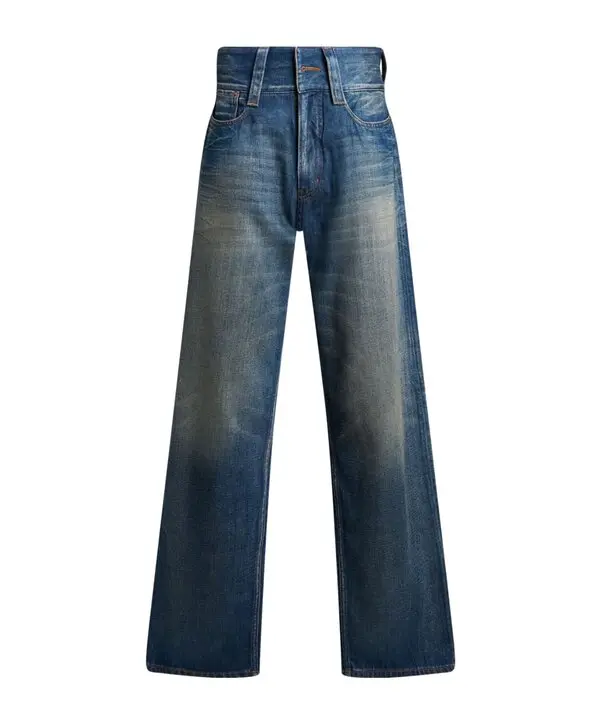 MAISON MARGIELA Plain Colour Denim Trousers